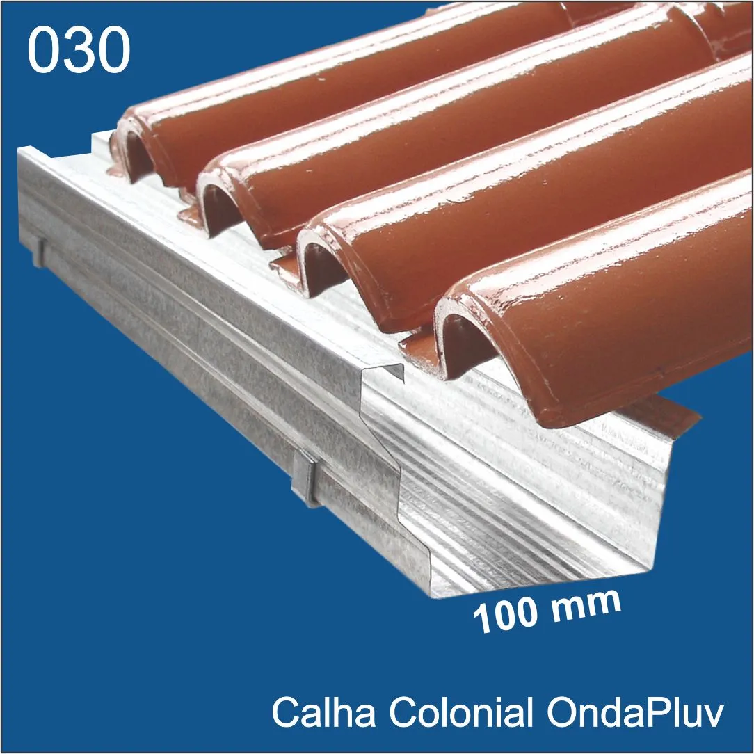 Calha Colonial 030 - OndaPluv